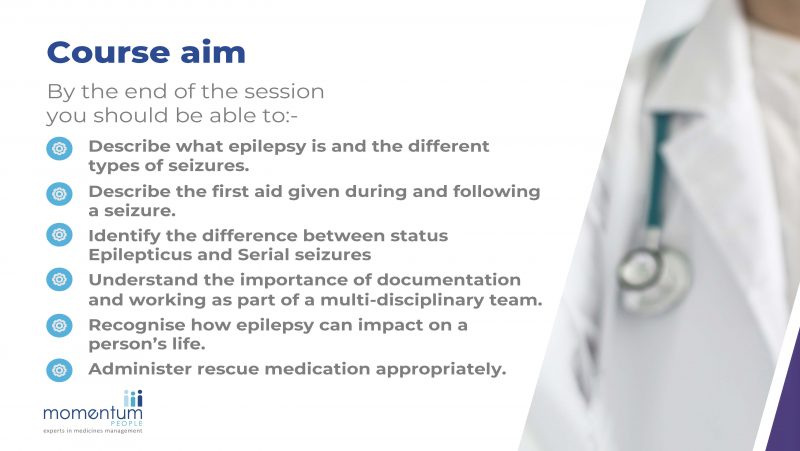 Epilepsy Awareness with Buccal Midazolam Competency - Momentum People