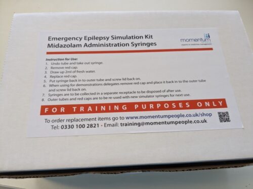 Buccal Midazolam Training Kit with syringes, caps and tubes - Momentum ...